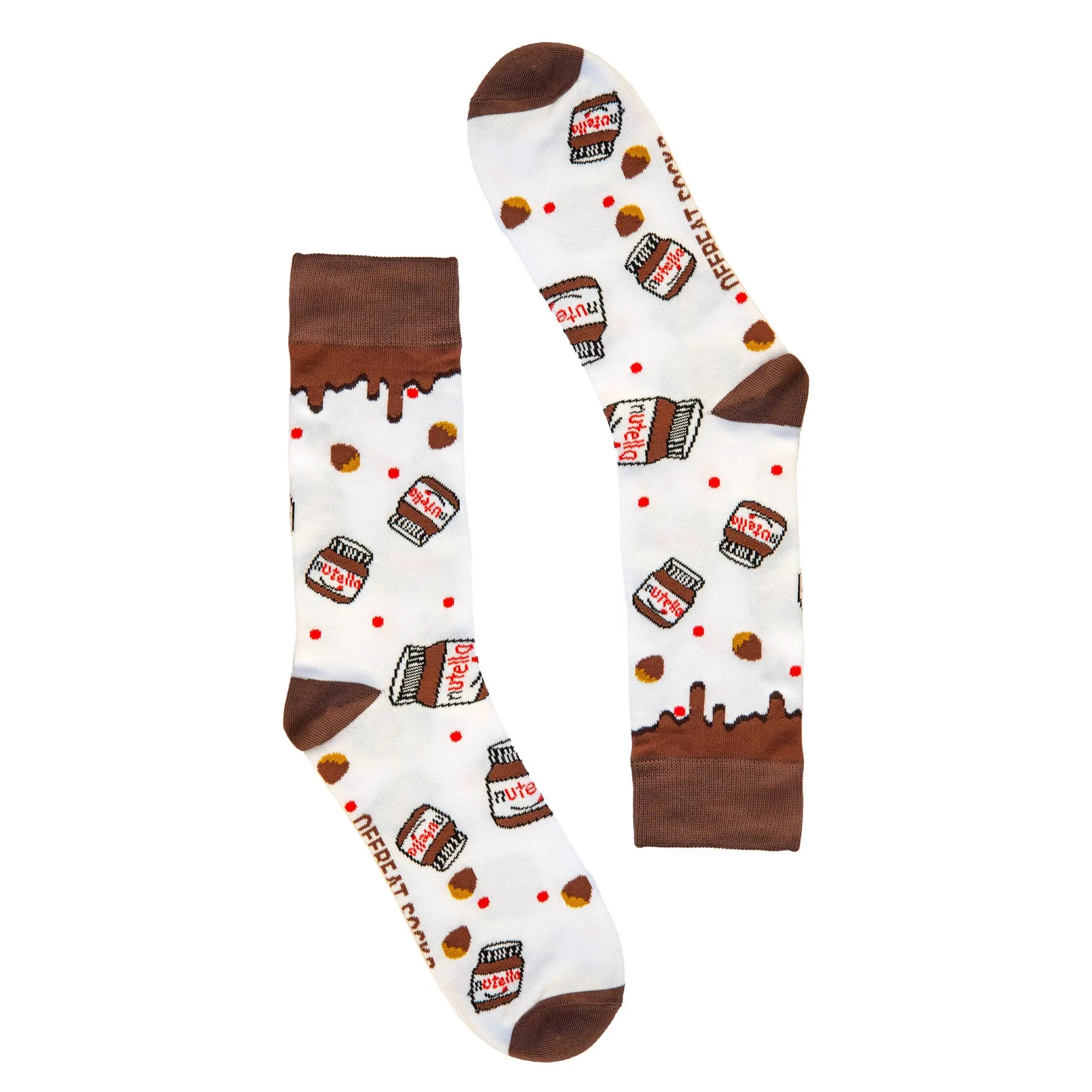 Nutella Palooza Nutella Socks | The Offbeat Sock Company Australia