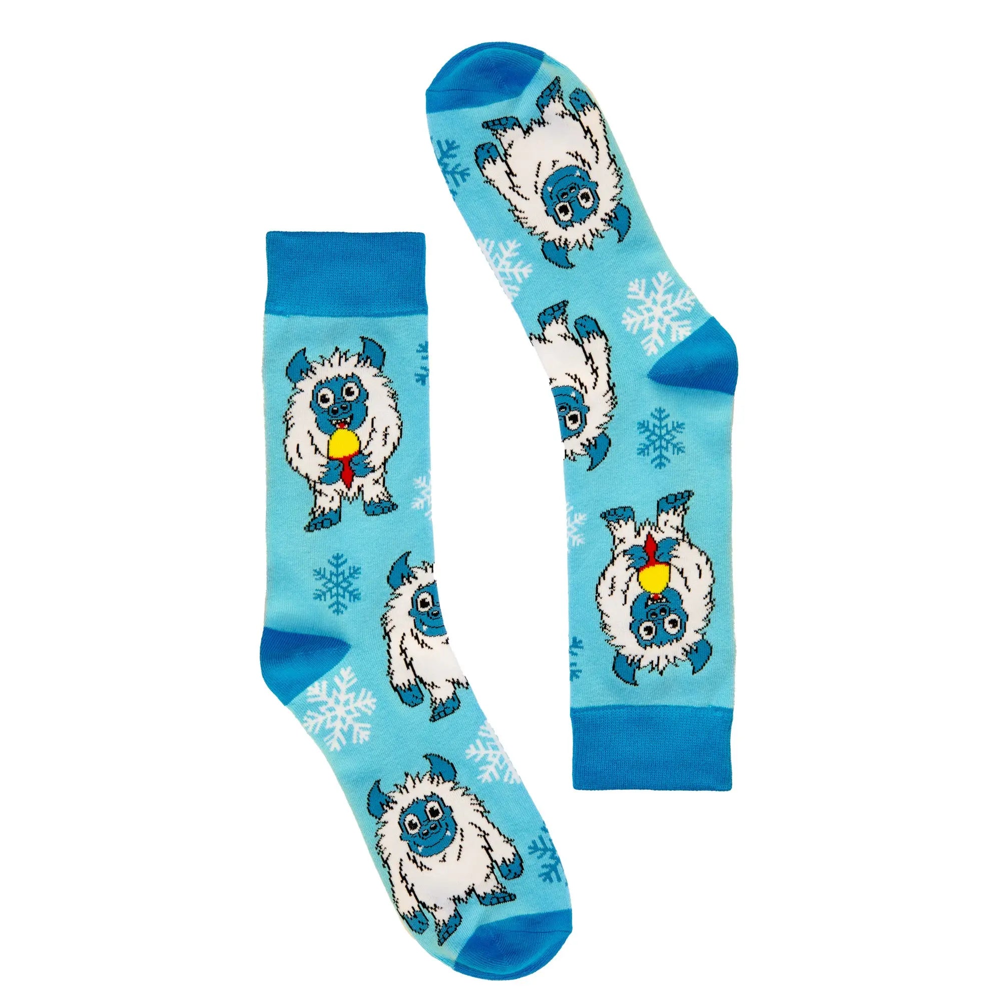 Yeti Seti Snow Yeti Socks | The Offbeat Sock Company Australia