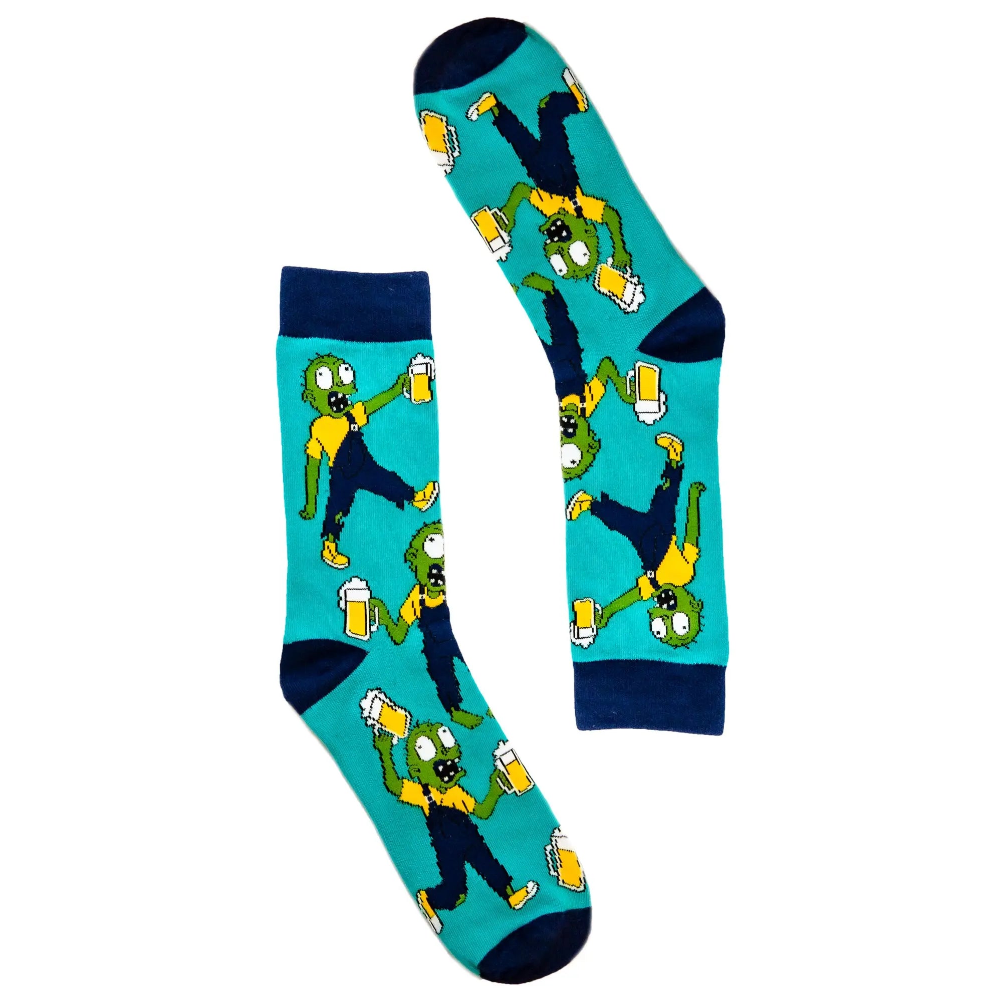 The Drinking Dead: Hop-ocalypse Zombie Beer Socks | The Offbeat Sock ...