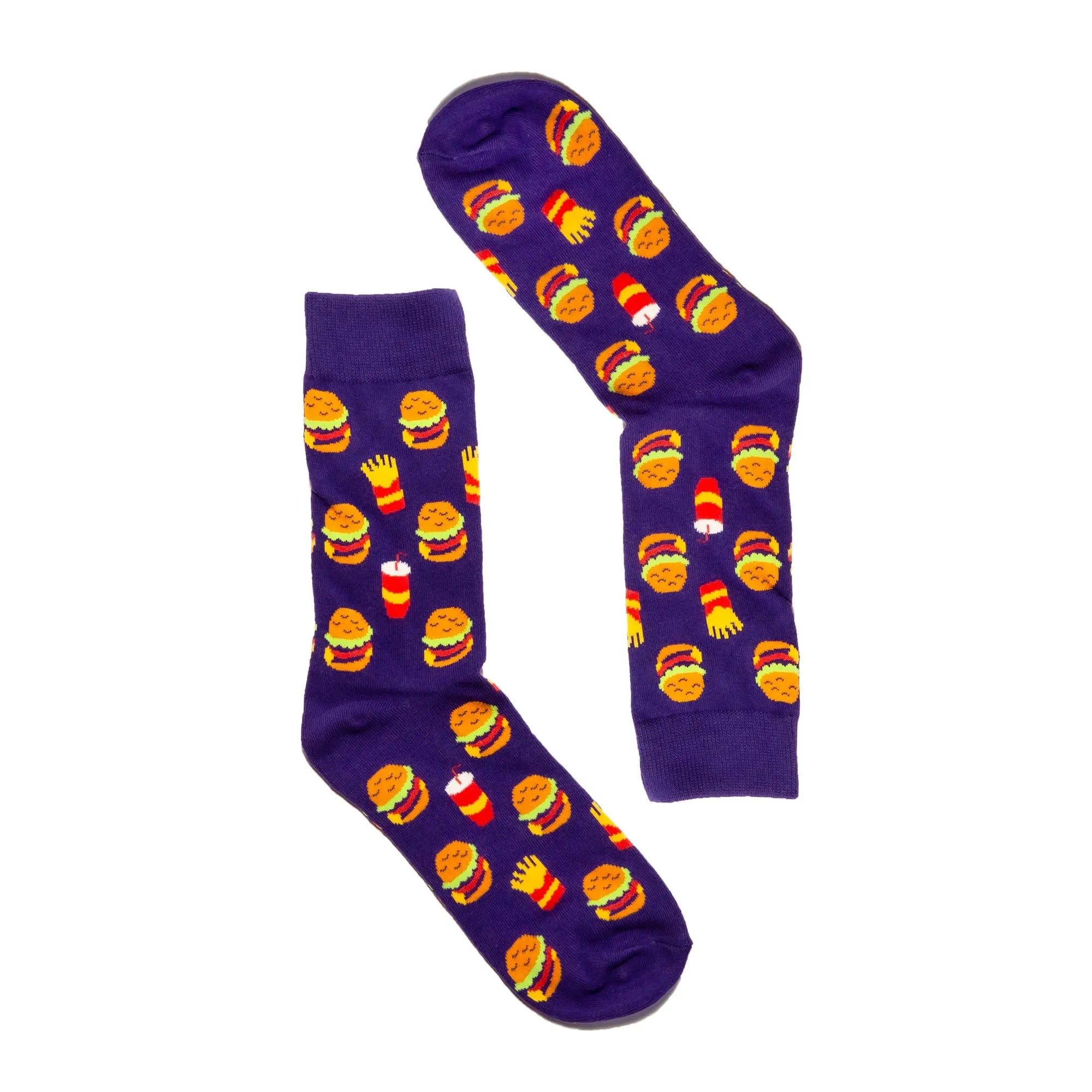The OB Original Burger Socks | The Offbeat Sock Company Australia